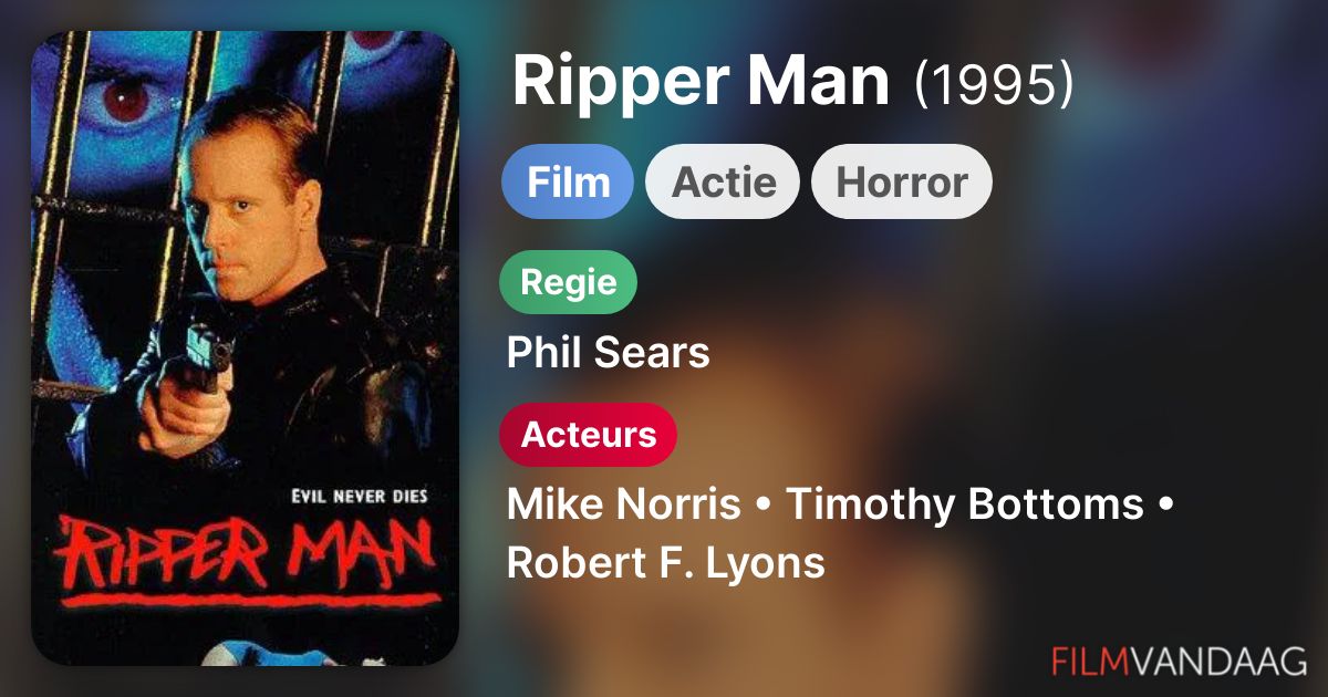 Ripper Man (film, 1995) - FilmVandaag.nl