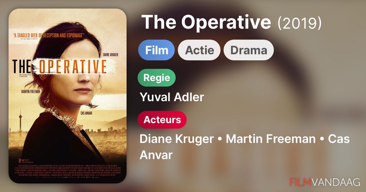 The Operative (film, 2019) - FilmVandaag.nl