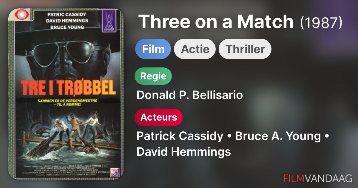 Three on a Match (film, 1987) - FilmVandaag.nl