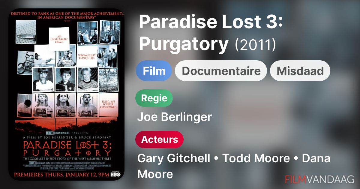 Paradise Lost 3: Purgatory (film, 2011) - FilmVandaag.nl