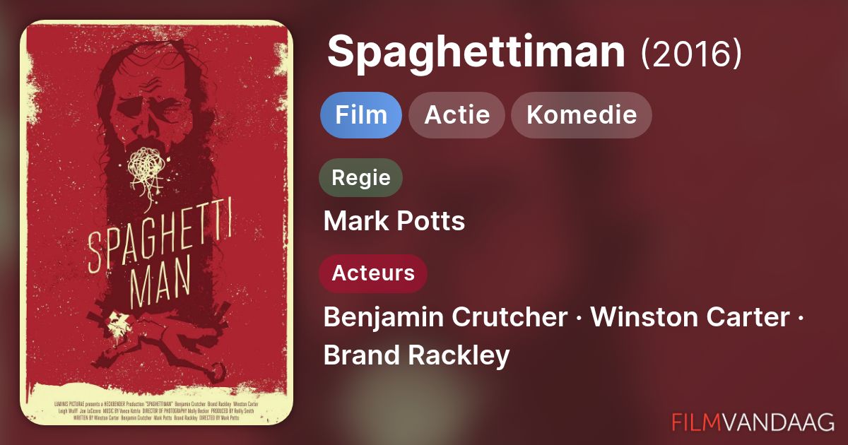 Spaghettiman (film, 2016) - FilmVandaag.nl