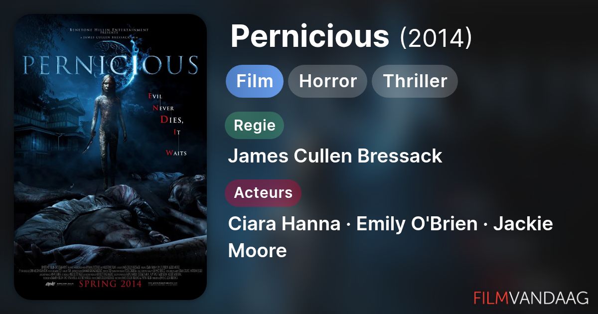 Pernicious (film, 2014) - FilmVandaag.nl