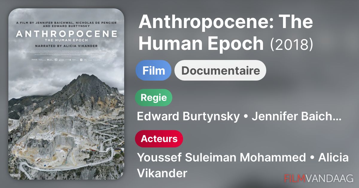 Anthropocene: The Human Epoch (film, 2018) - FilmVandaag.nl