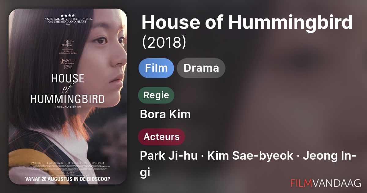 House of Hummingbird (film, 2018) kopen op dvd of blu-ray - FilmVandaag.nl