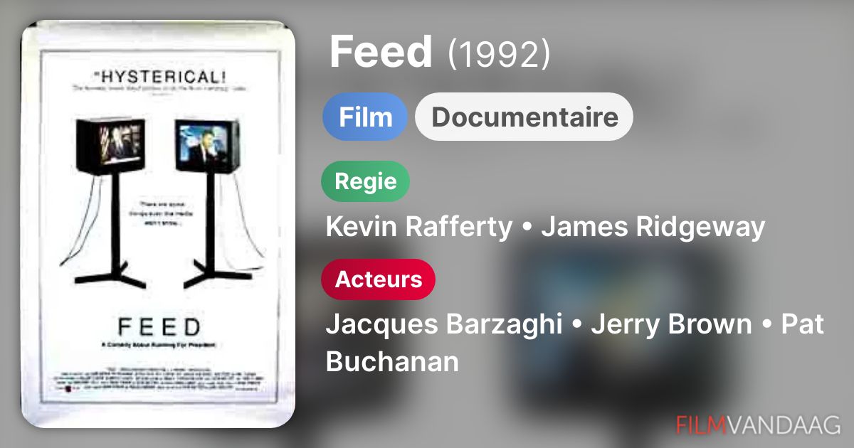 Feed (film, 1992) - FilmVandaag.nl