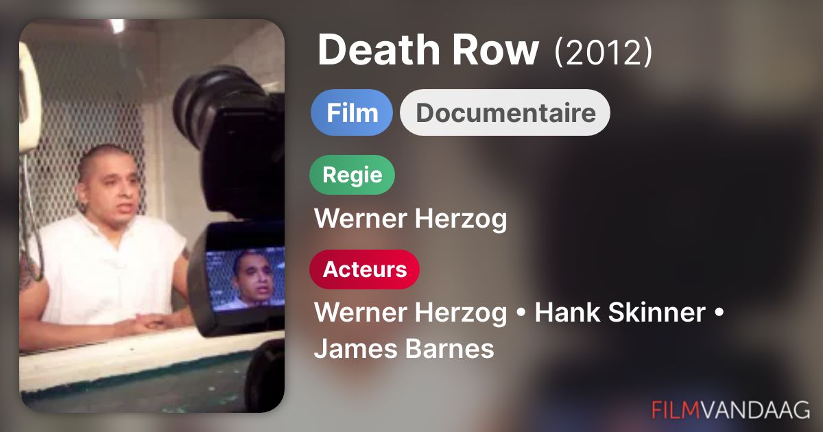 Death Row (film, 2012) - FilmVandaag.nl