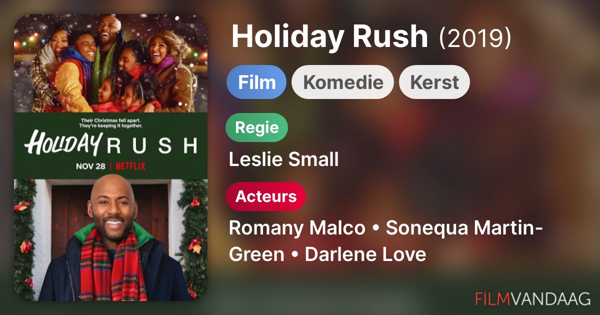 Holiday Rush (film, 2019) - FilmVandaag.nl