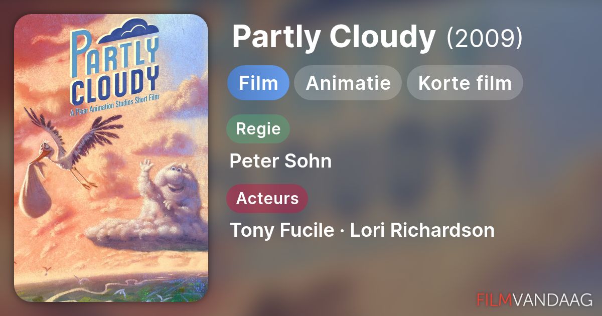 Partly Cloudy (film, 2009) - FilmVandaag.nl
