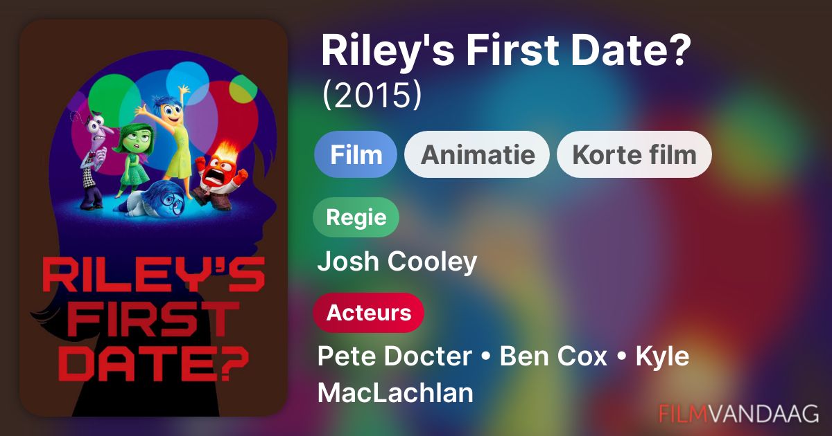 Riley's First Date? (film, 2015) - FilmVandaag.nl