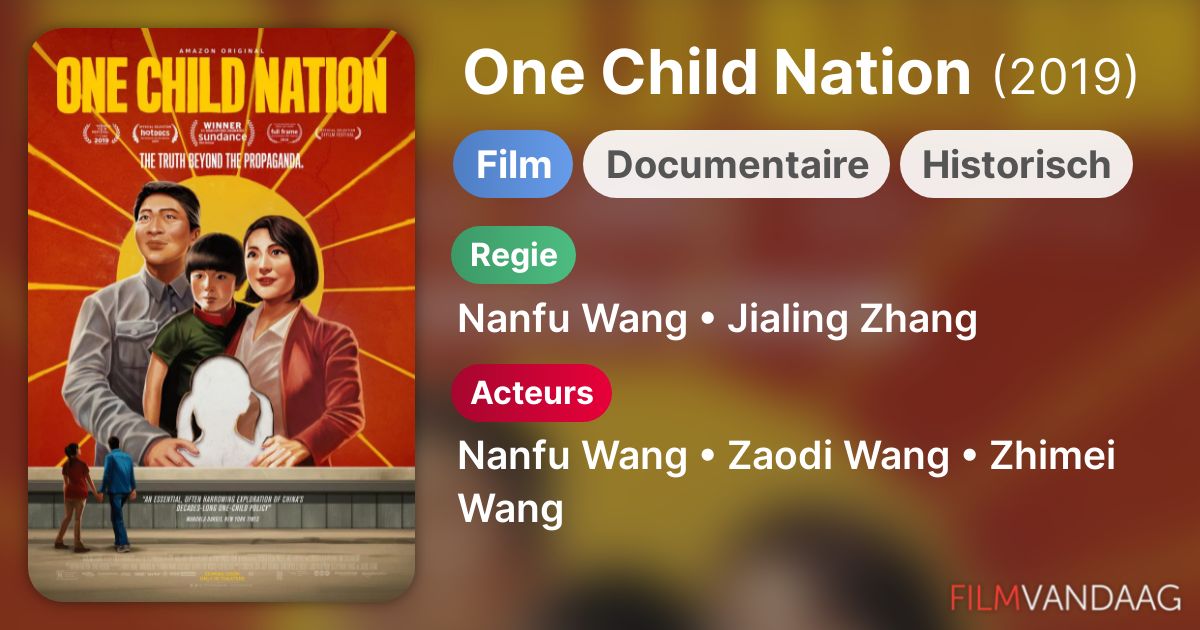 One Child Nation (film, 2019) kopen op dvd of blu-ray - FilmVandaag.nl