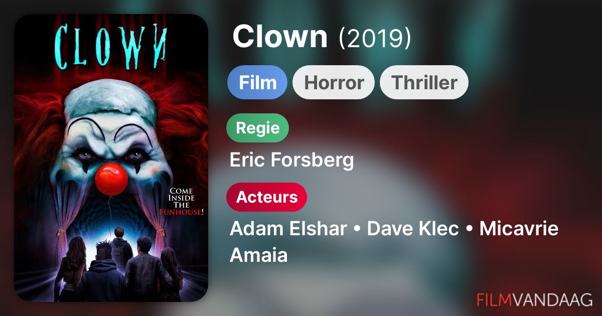 Clown (film, 2019) - FilmVandaag.nl