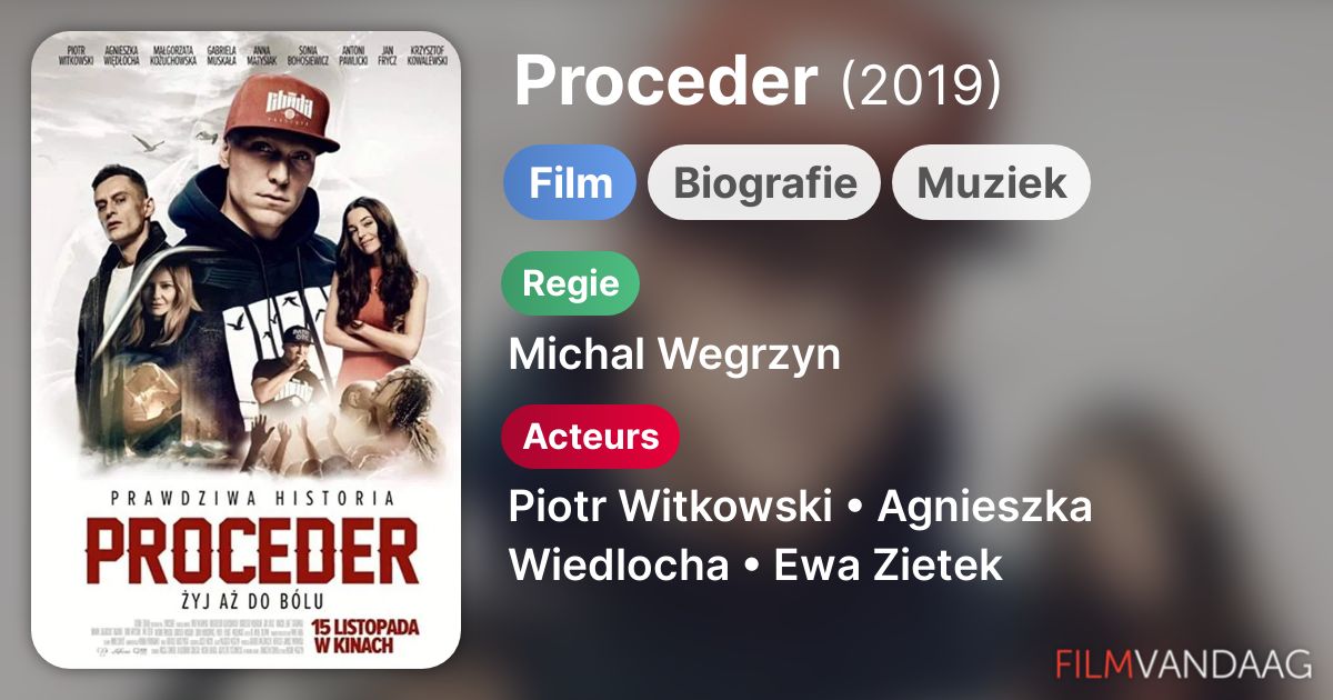 Proceder (film, 2019) - FilmVandaag.nl