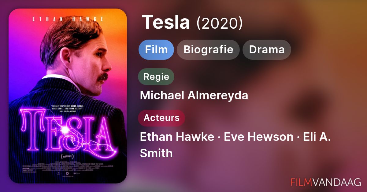 Tesla (film, 2020) kopen op dvd of blu-ray - FilmVandaag.nl