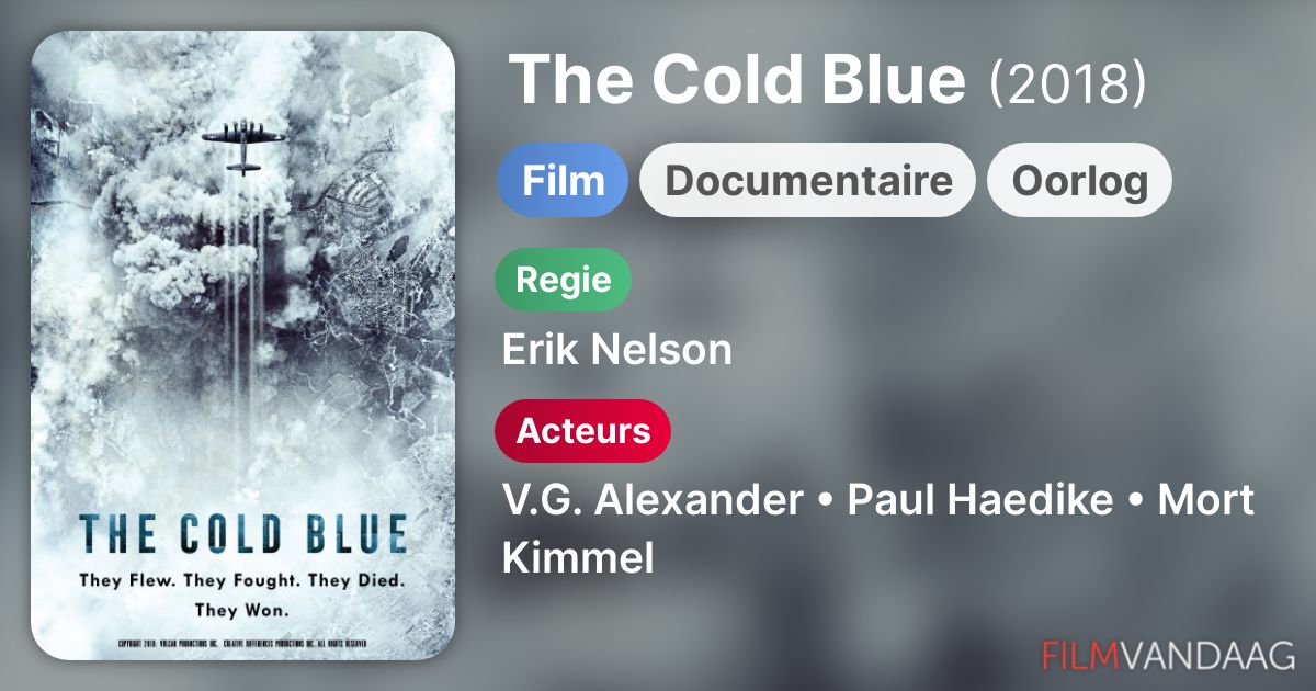 The Cold Blue (film, 2019) - FilmVandaag.nl