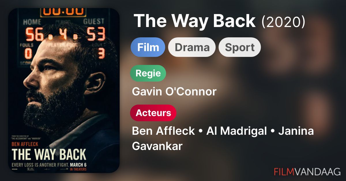The Way Back (film, 2020) - FilmVandaag.nl