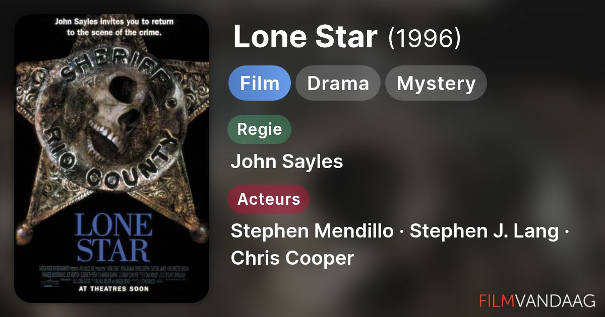 Lone Star (film, 1996) - FilmVandaag.nl