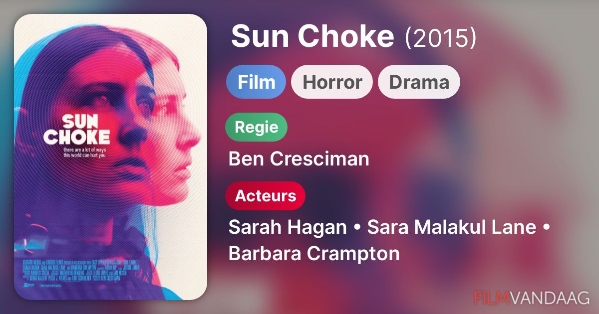 Sun Choke (film, 2015) - FilmVandaag.nl