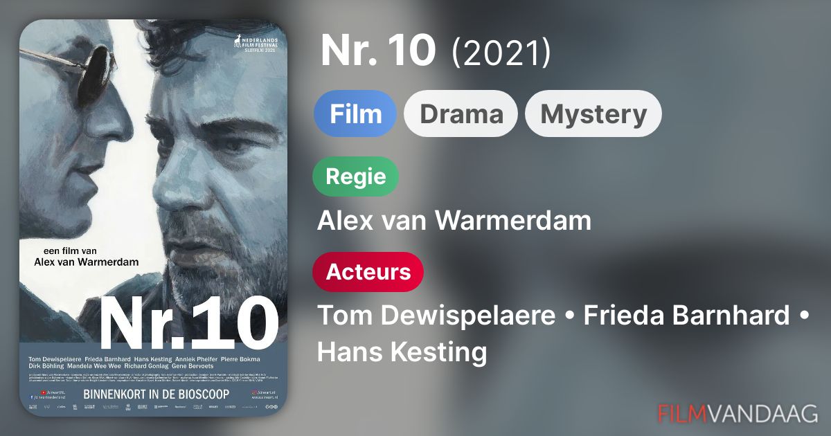 Nr. 10 (film, 2021) kopen op dvd of blu-ray - FilmVandaag.nl