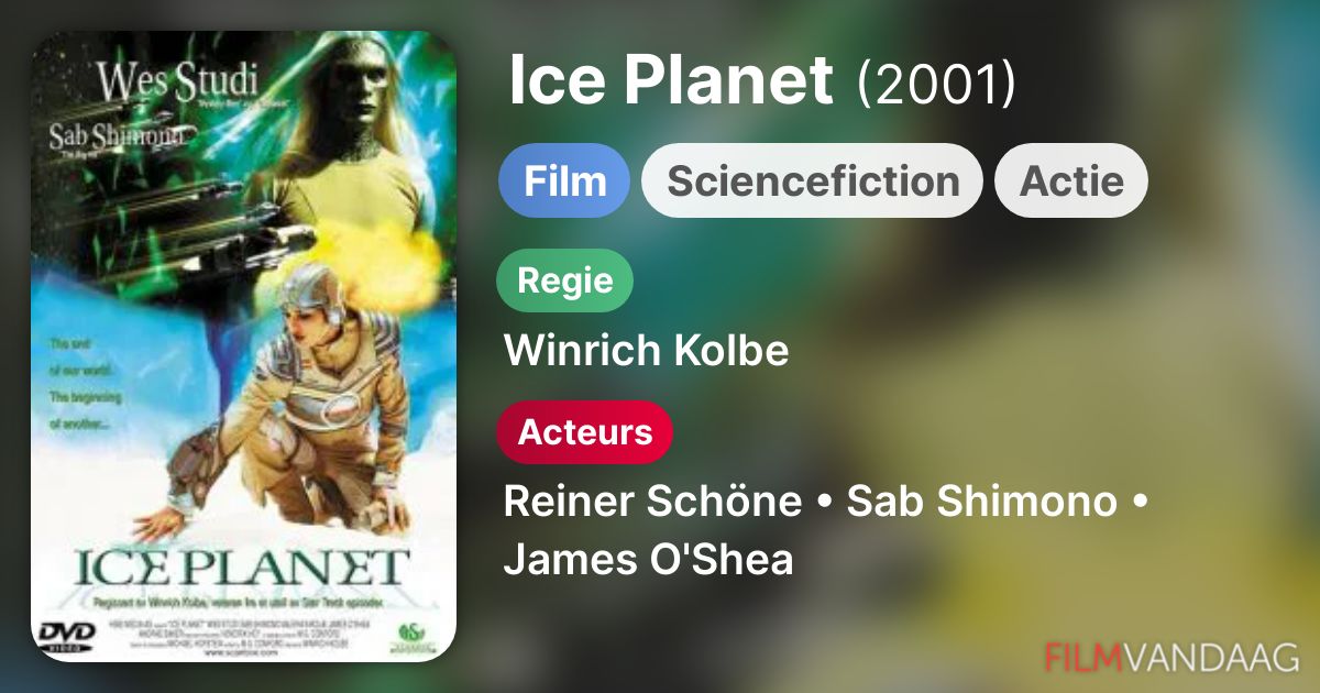Ice Planet (film, 2003) - FilmVandaag.nl
