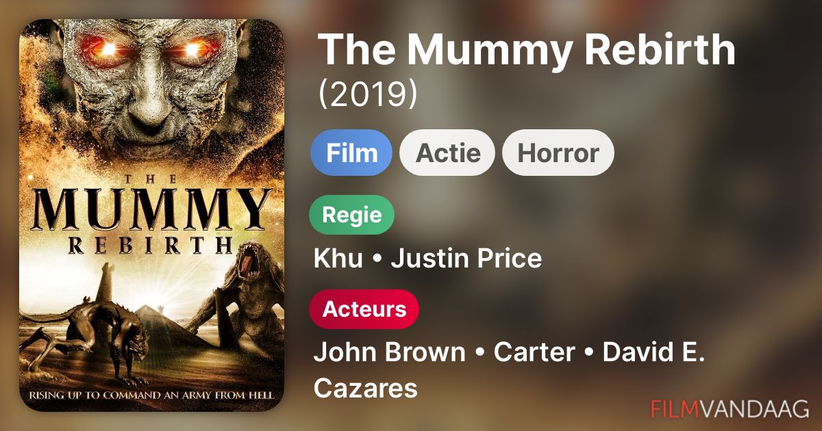 The Mummy Rebirth (film, 2019) - FilmVandaag.nl