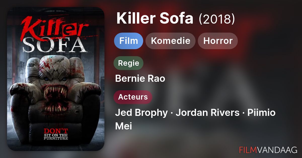 Killer Sofa (film, 2018) - FilmVandaag.nl