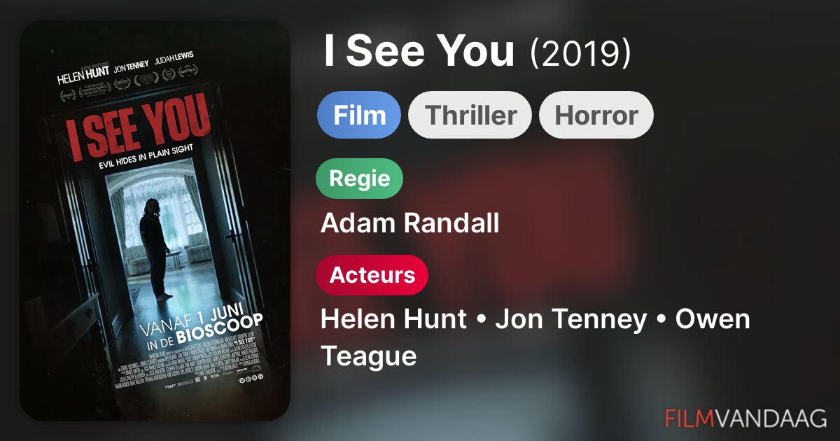 I See You (film, 2019) - FilmVandaag.nl