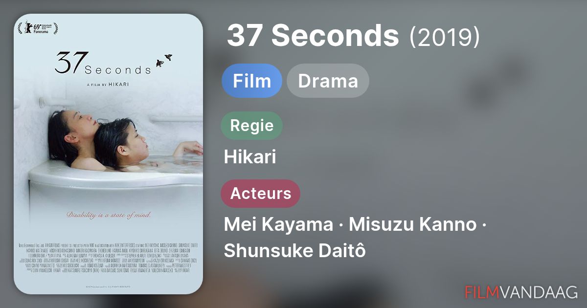 37 Seconds (film, 2019) - FilmVandaag.nl