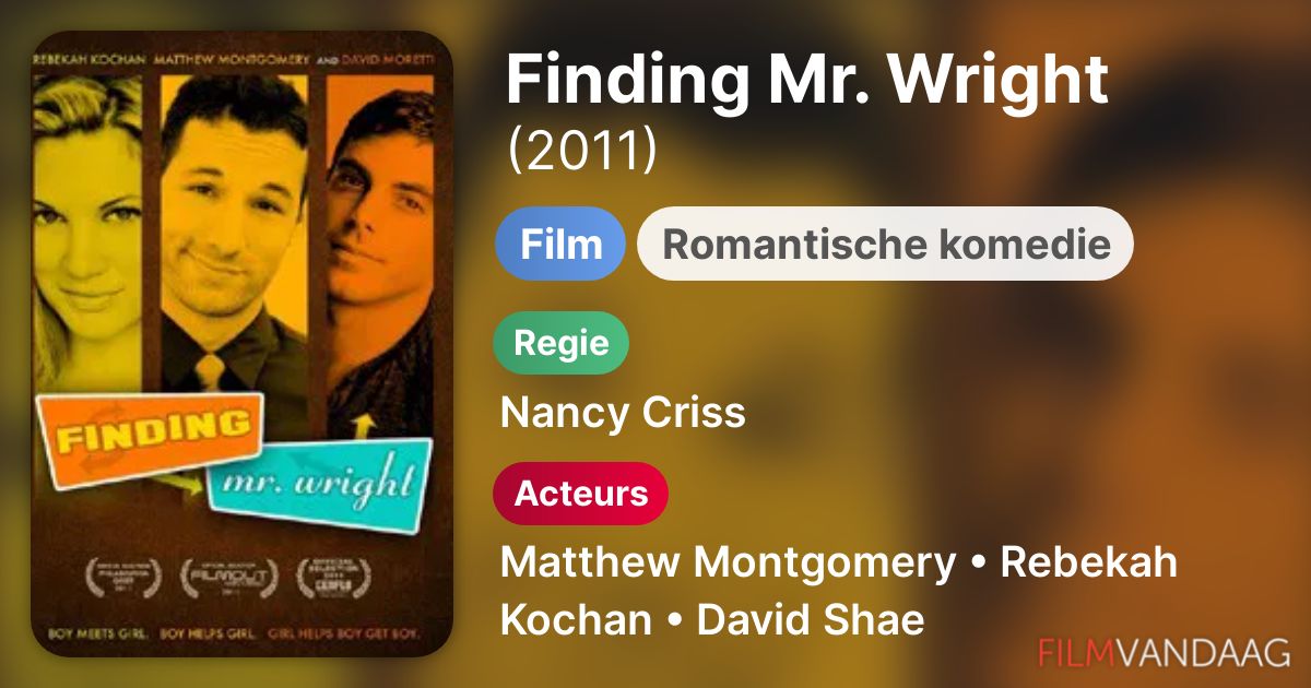 Finding Mr. Wright (film, 2011) - FilmVandaag.nl