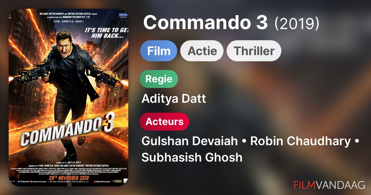 Commando 3 (film, 2019) - FilmVandaag.nl