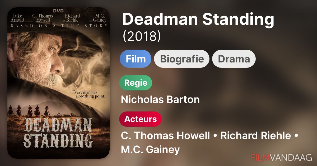 Deadman Standing (film, 2018) - FilmVandaag.nl