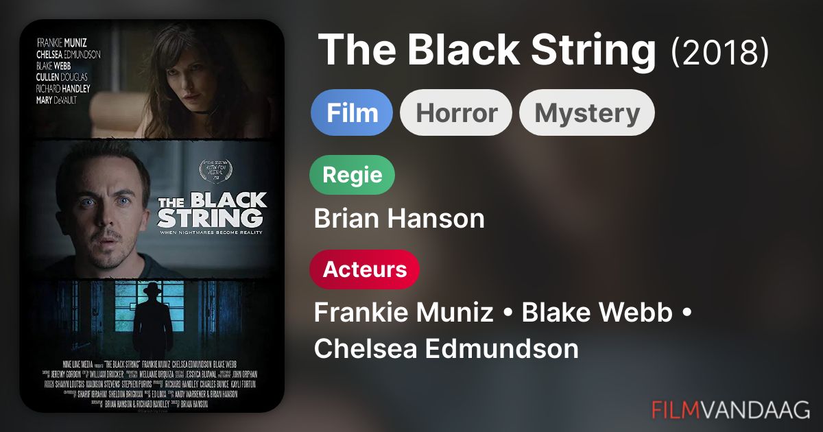 The Black String (film, 2018) - FilmVandaag.nl