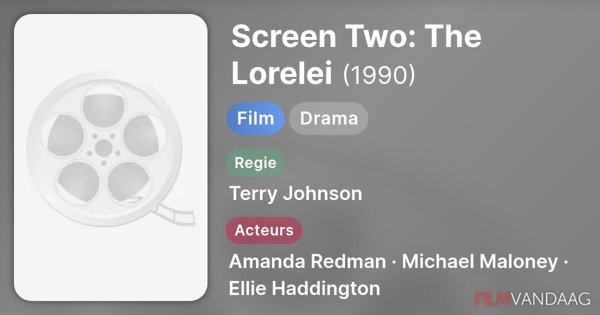 Screen Two: The Lorelei (film, 1990) - FilmVandaag.nl
