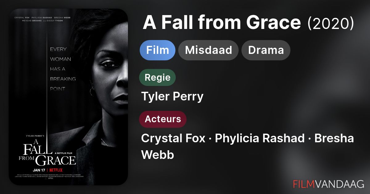 A Fall from Grace (film, 2020) kopen op dvd of blu-ray - FilmVandaag.nl