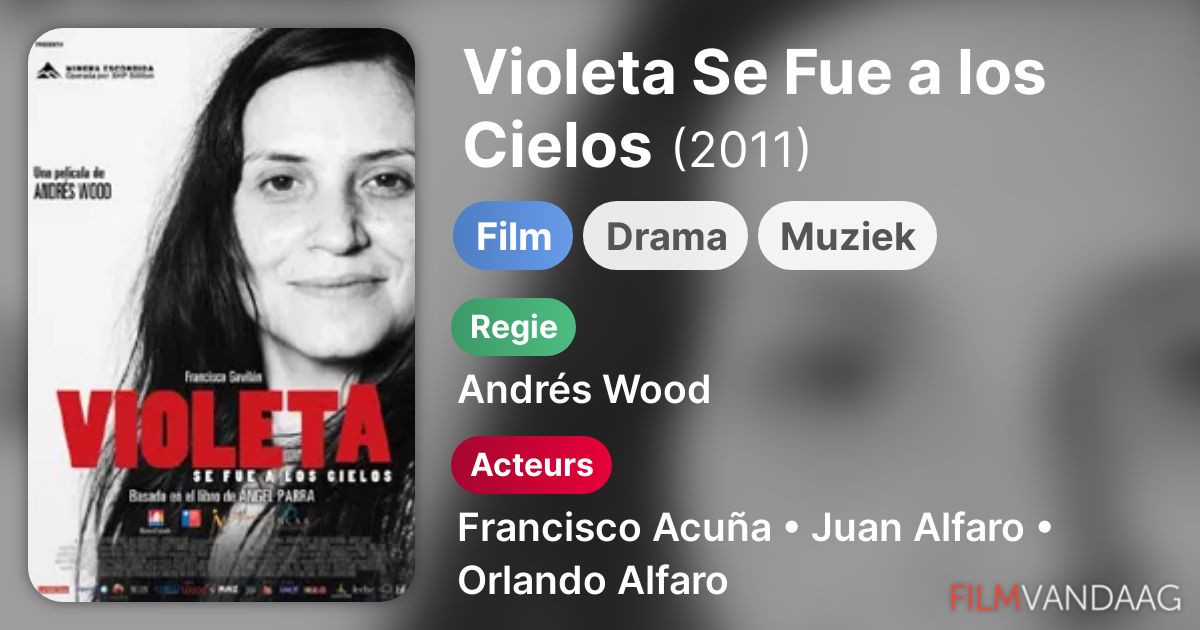 Violeta Se Fue a los Cielos (film, 2011) - FilmVandaag.nl