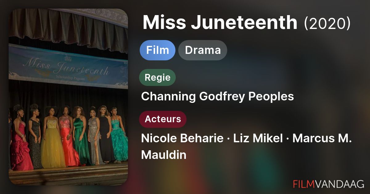 Miss Juneteenth (film, 2020) - FilmVandaag.nl