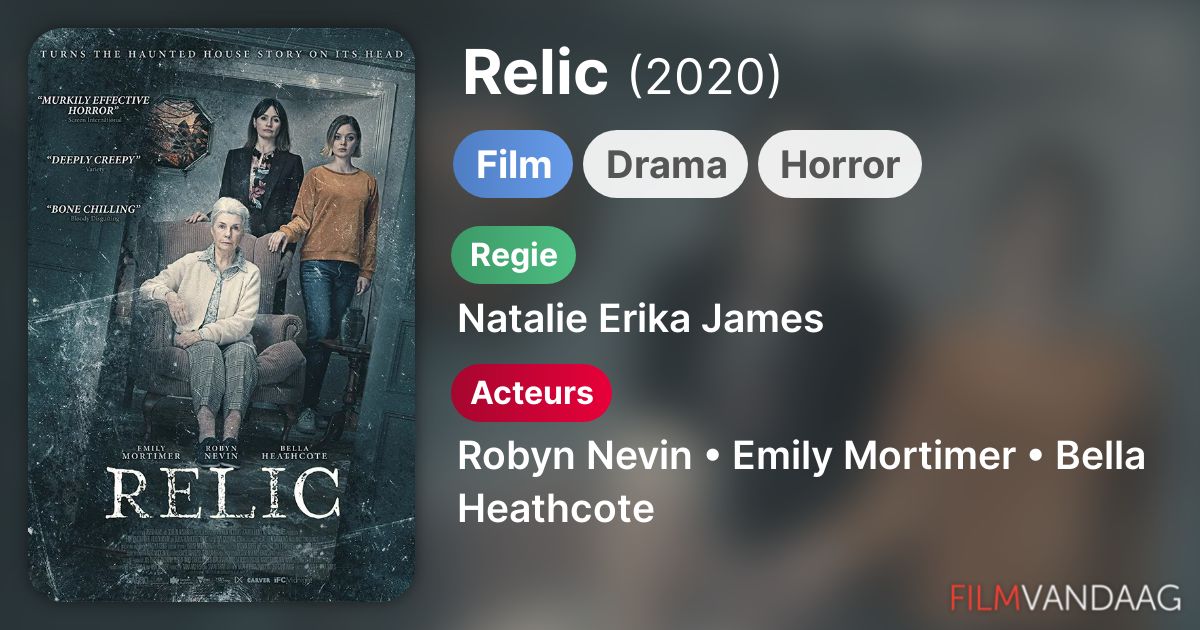 Relic (film, 2020) - FilmVandaag.nl