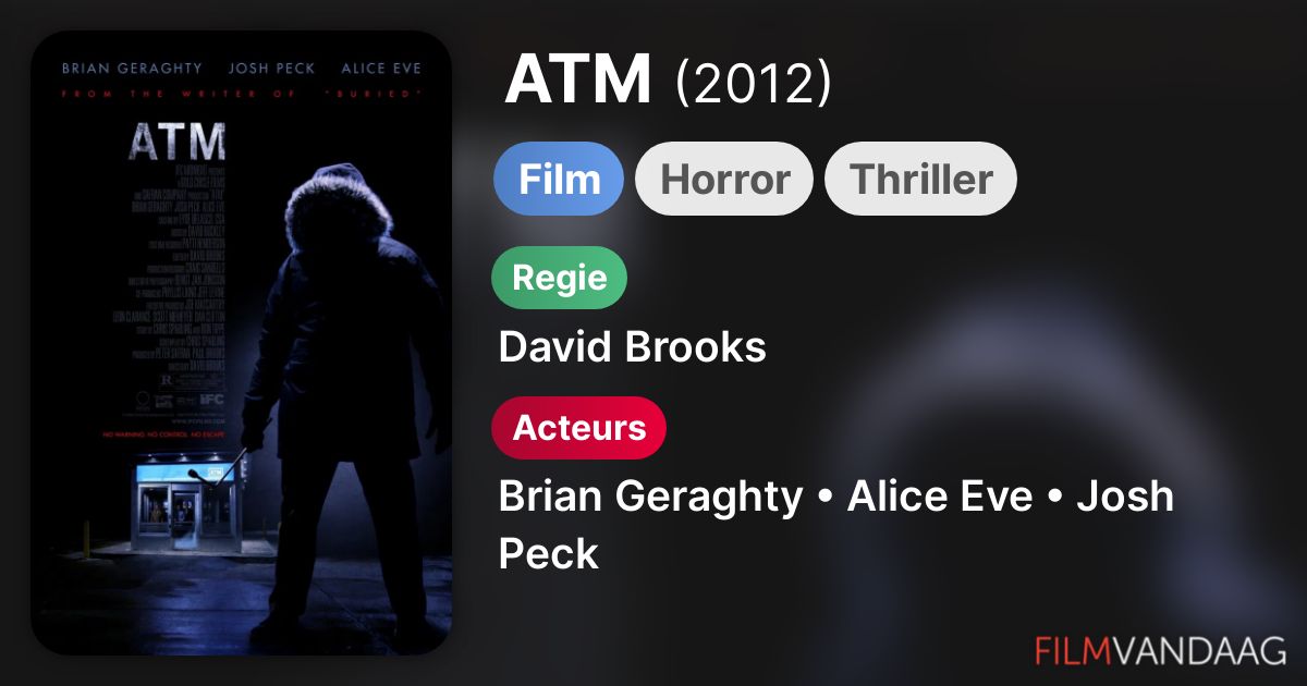 ATM (film, 2012) - FilmVandaag.nl