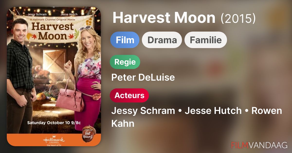 Harvest Moon (film, 2015) - FilmVandaag.nl