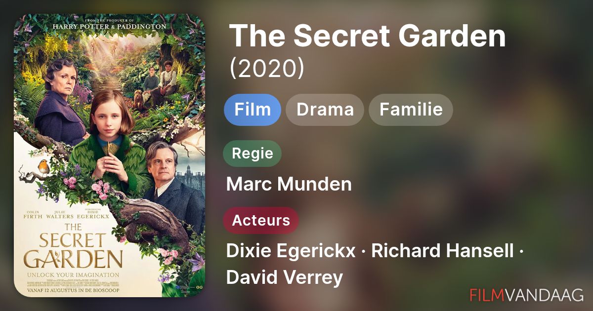 The Secret Garden (film, 2020) - FilmVandaag.nl