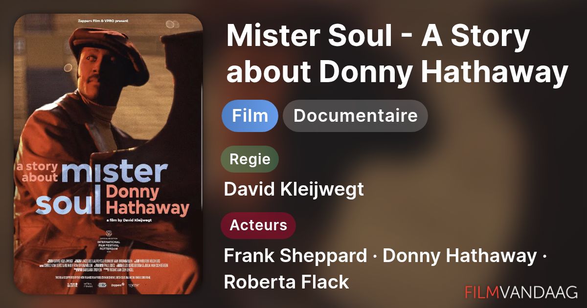 Mister Soul - A Story about Donny Hathaway (film, 2020) - FilmVandaag.nl