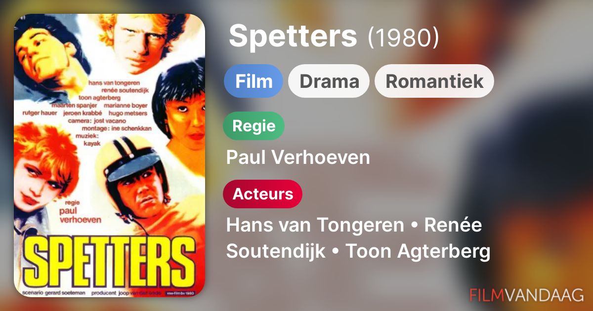 Spetters (film, 1980) - FilmVandaag.nl