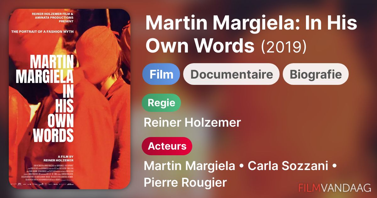 Martin Margiela: In His Own Words (film, 2019) - FilmVandaag.nl