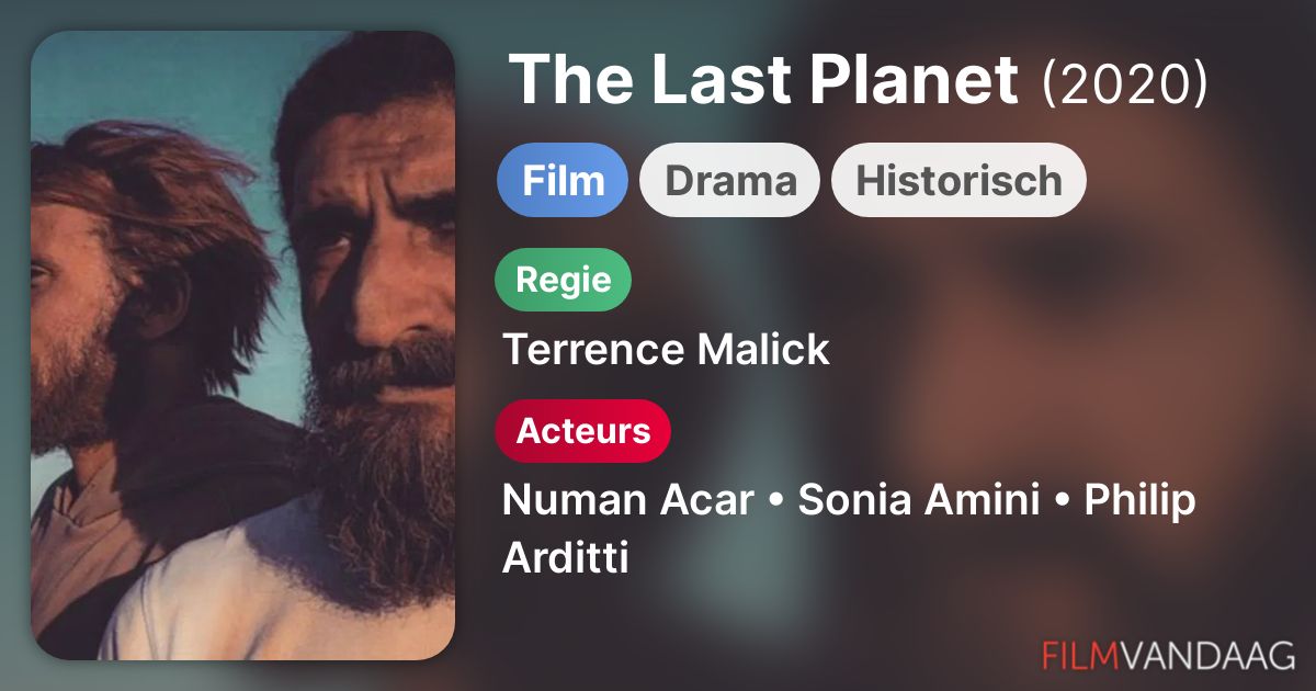 The Last Planet (film, 2020) - FilmVandaag.nl