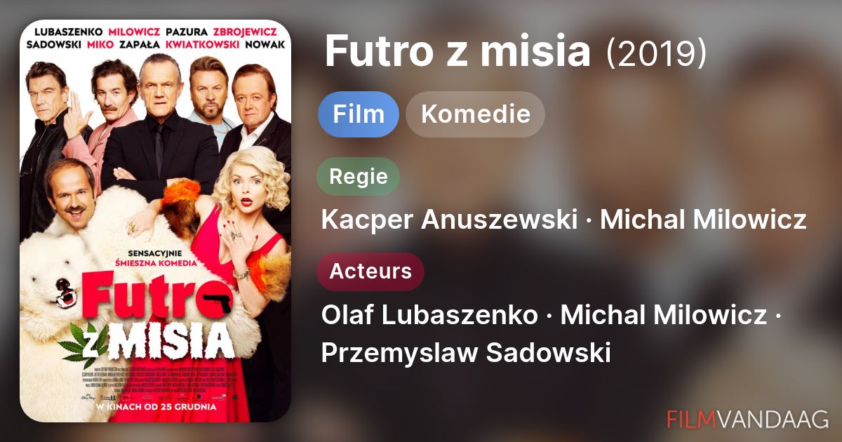 Futro z misia (film, 2019) - FilmVandaag.nl