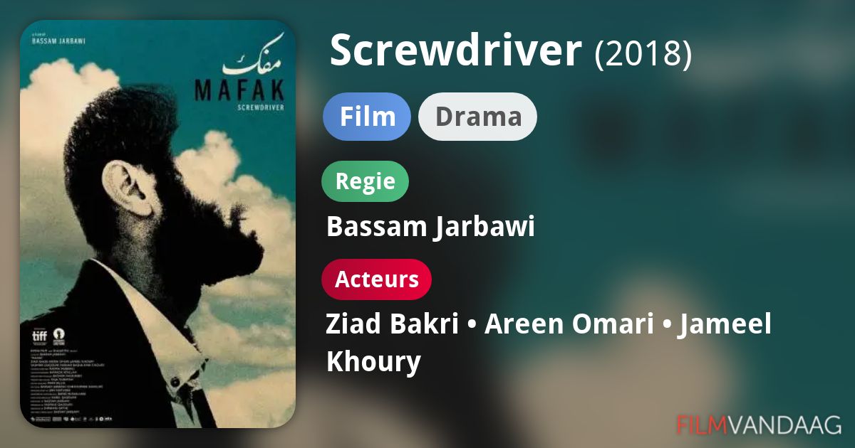 Screwdriver (film, 2018) - FilmVandaag.nl
