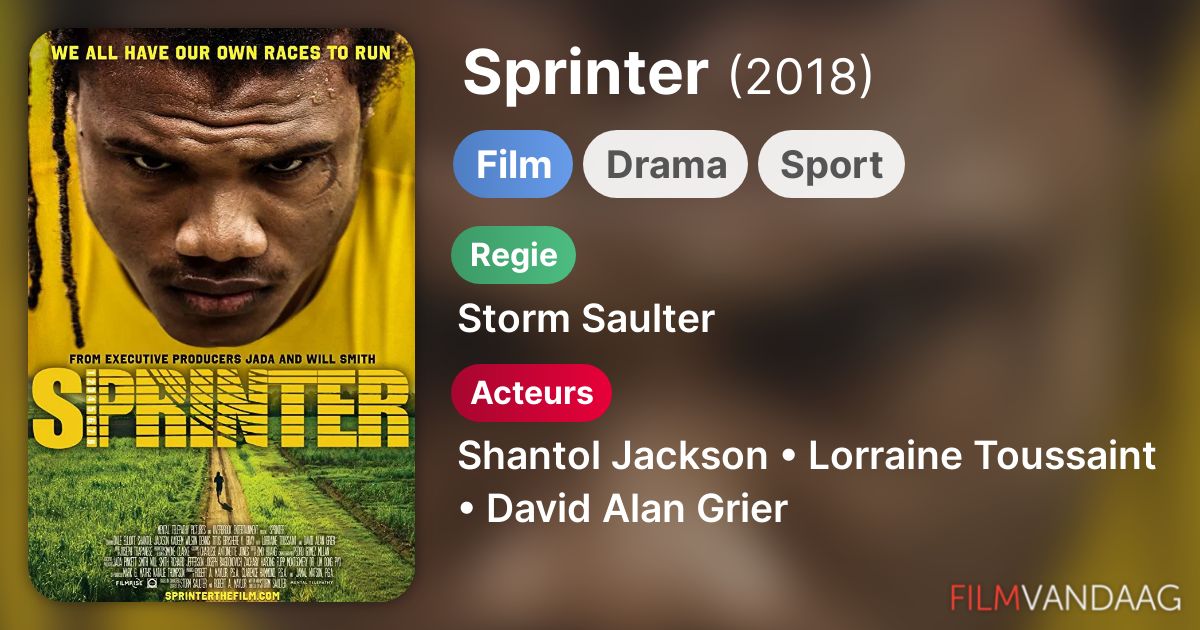 Sprinter (film, 2018) - FilmVandaag.nl