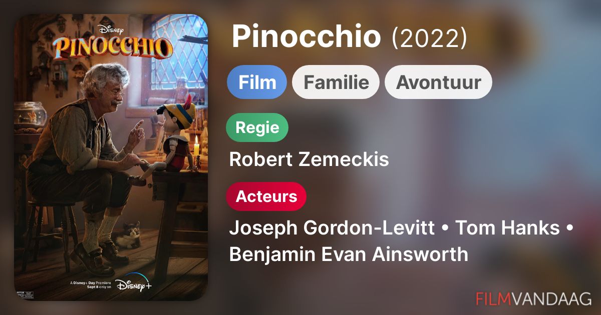 Pinocchio (film, 2022) - FilmVandaag.nl