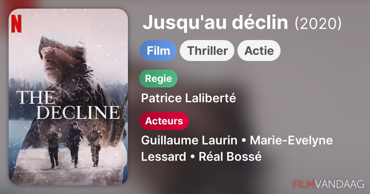 Jusqu'au déclin (film, 2020) - FilmVandaag.nl