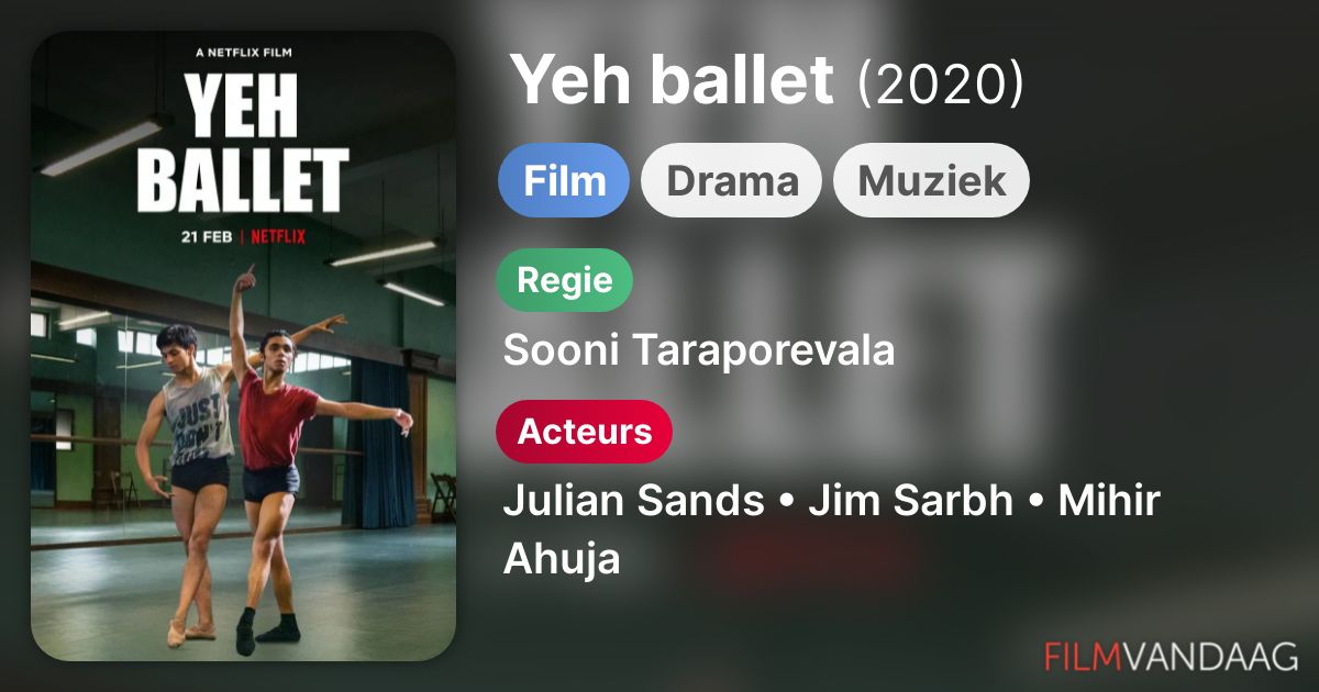 Yeh ballet (film, 2020) - FilmVandaag.nl