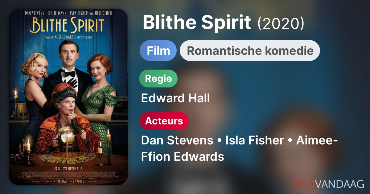 Blithe Spirit (film, 2020) - FilmVandaag.nl
